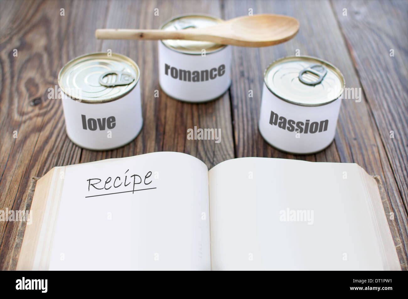 Love recipe hi-res stock photography and images - Alamy