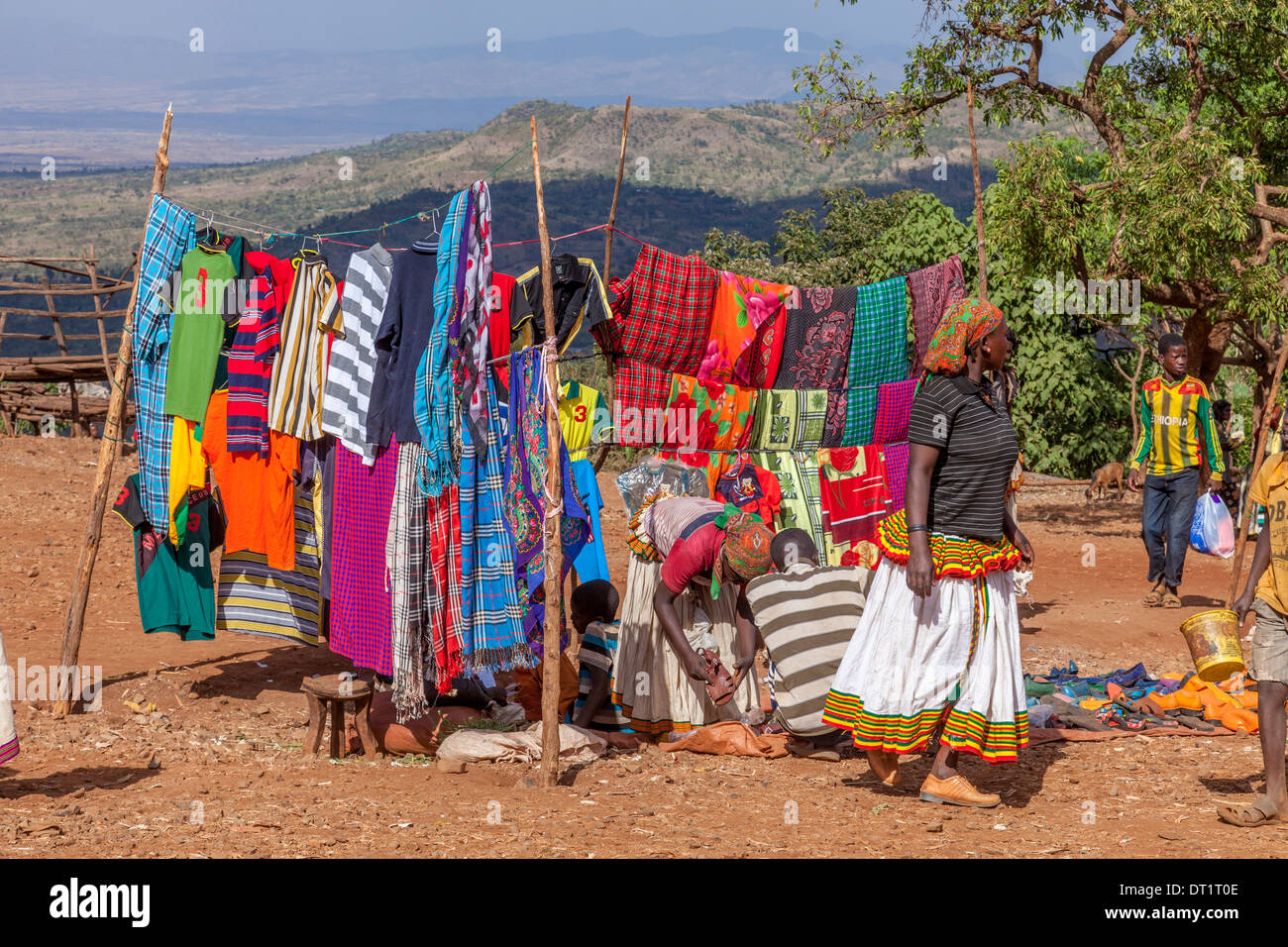 Konso landscape konso region ethiopia hi-res stock photography and ...