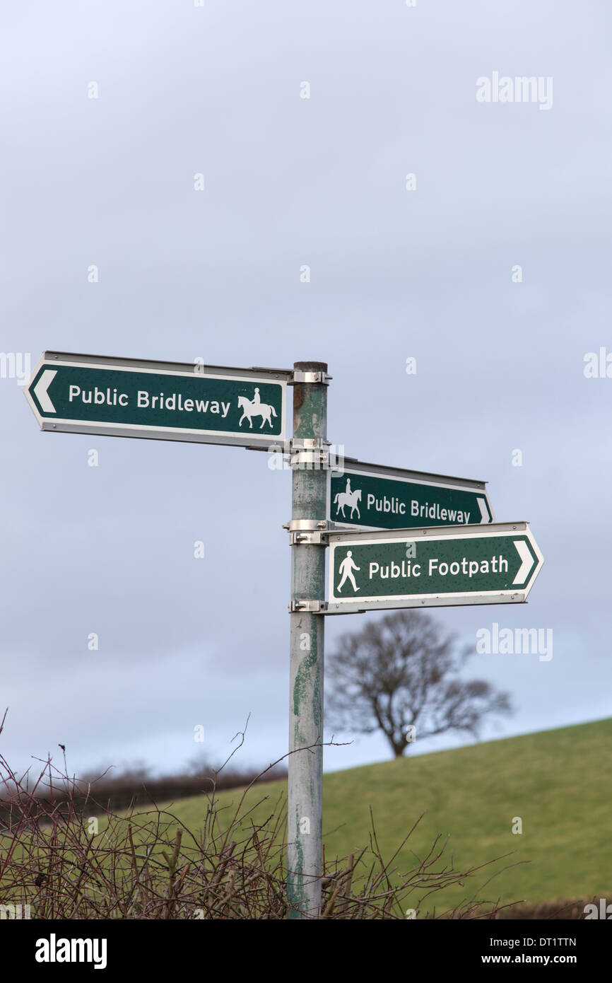 Public Bridleway sign, England, UK Stock Photo - Alamy