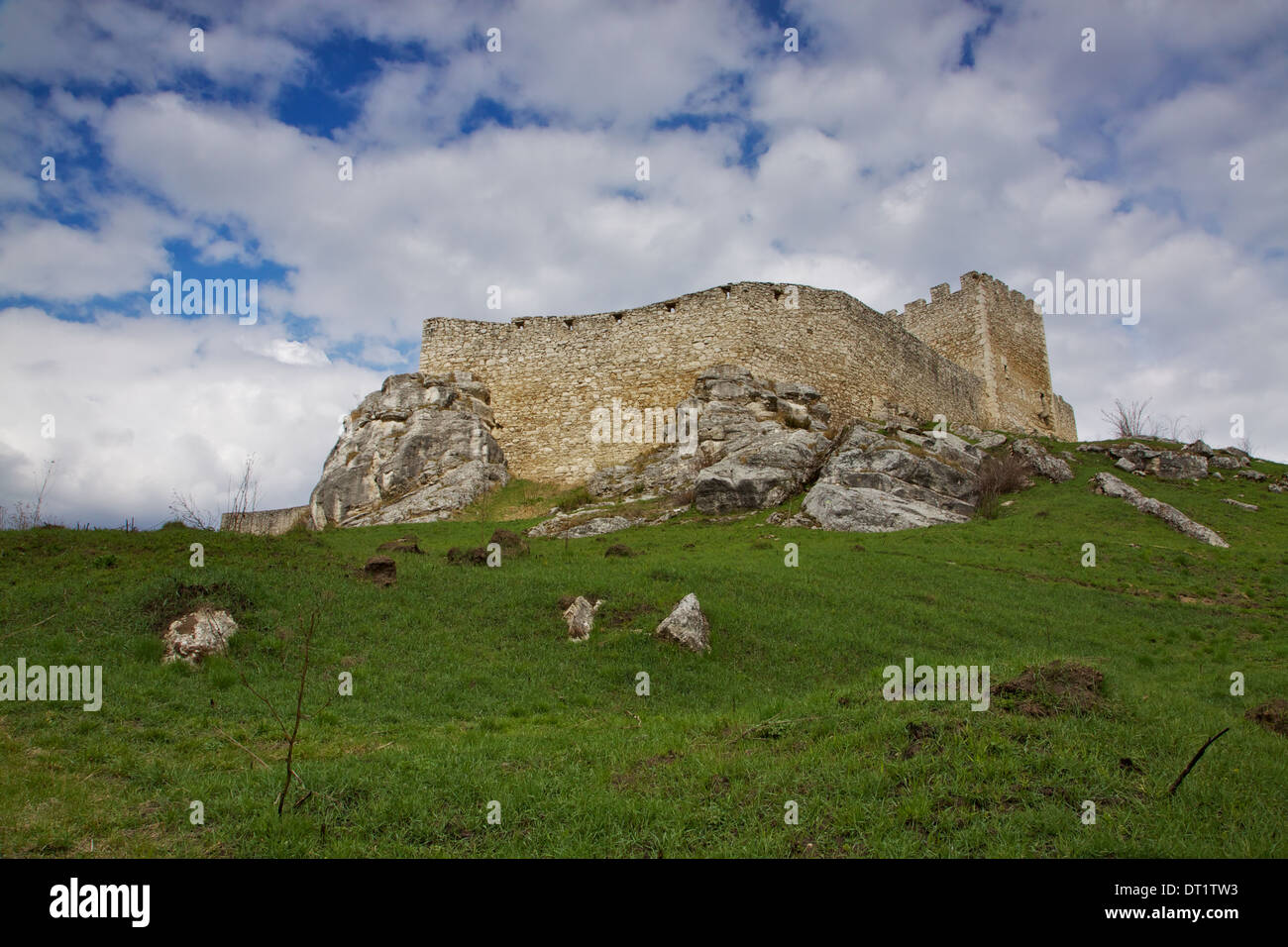Ruins of the largest medieval castle in central Europe, Spiš Castle in ...