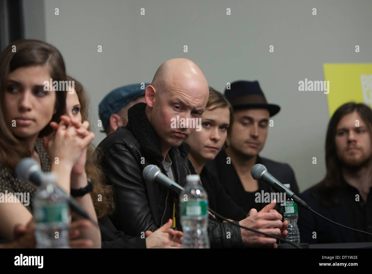 Lead singer of The Fray, Isaac Slade and band members of The Fray along ...