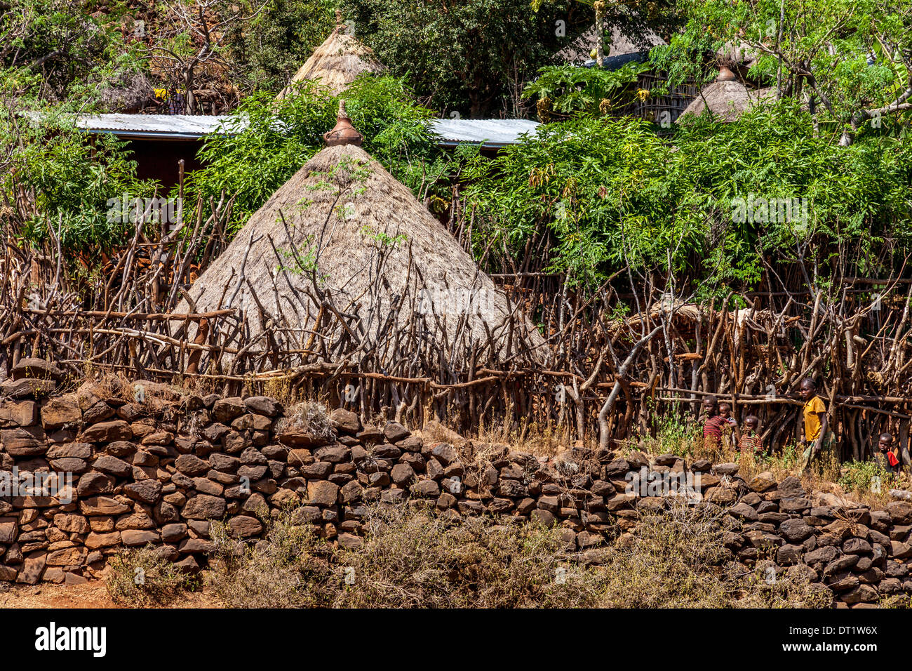 Konso villages hi-res stock photography and images - Alamy