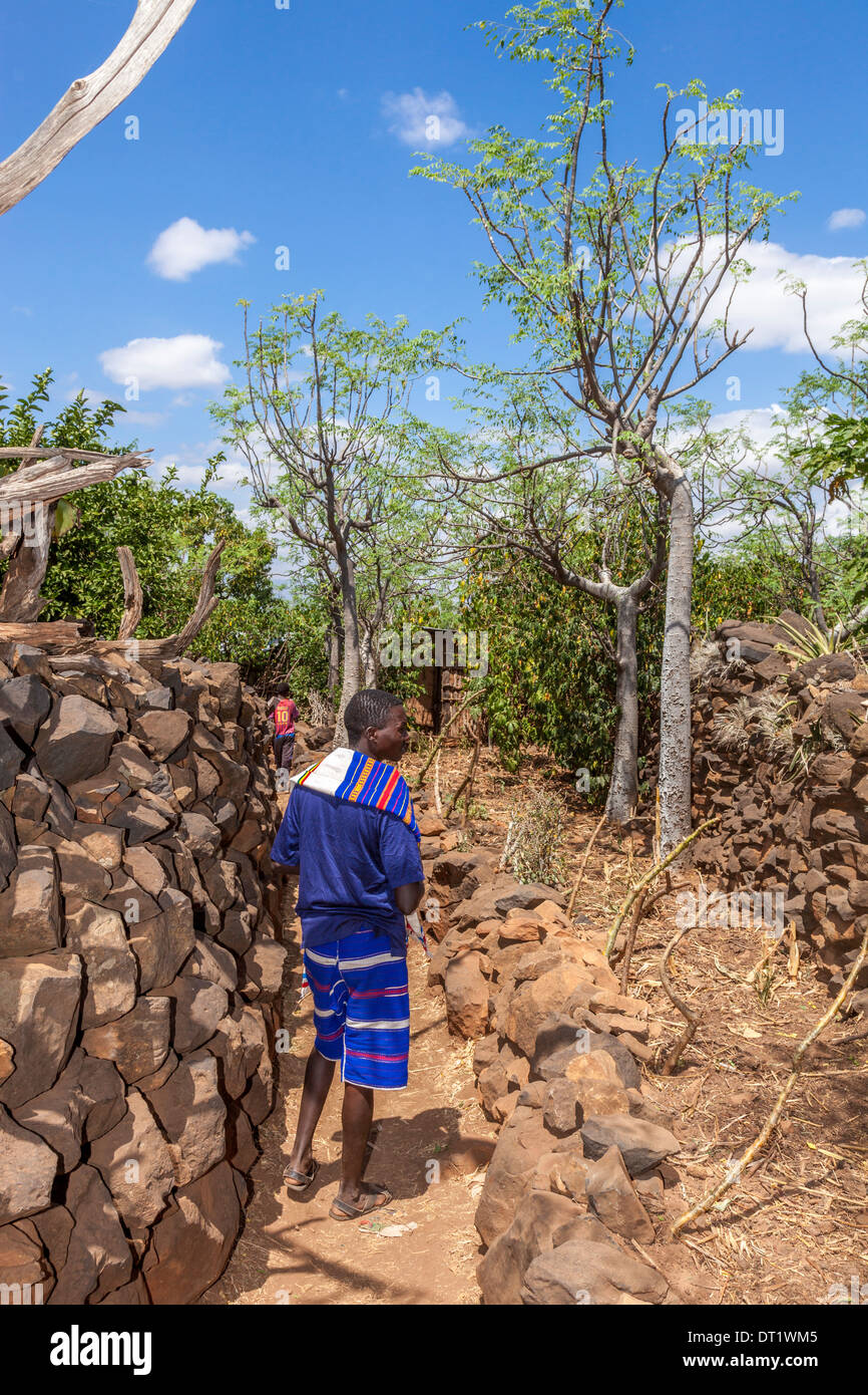 Konso landscape konso region ethiopia hi-res stock photography and ...