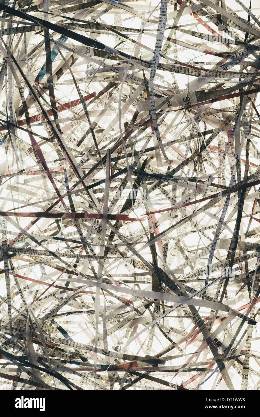 Pile of shredded paper hi-res stock photography and images - Alamy