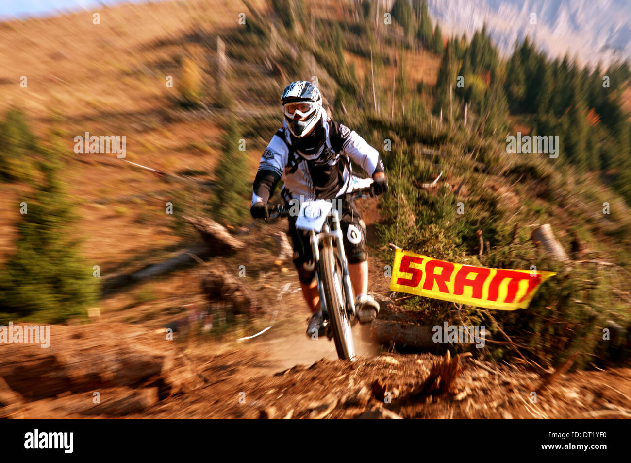 Downhill bicycle speed slope hi-res stock photography and images - Alamy