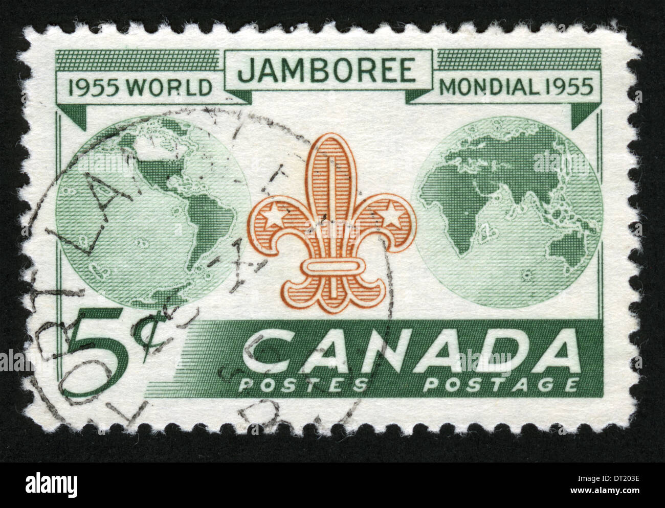 Canada stamp 1955 hi-res stock photography and images - Alamy