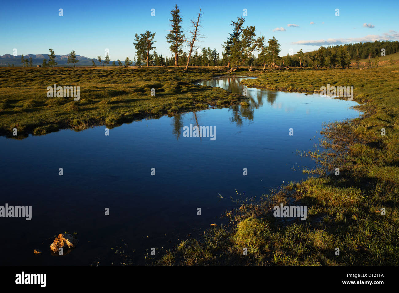 Darkhad blue valley in north Mongolia Stock Photo - Alamy