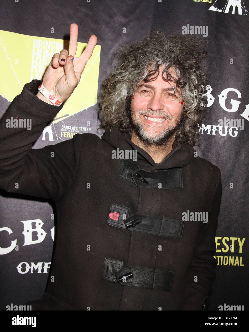 New York, New York, USA. 5th Feb, 2014. Singer WAYNE COYNE from THE ...