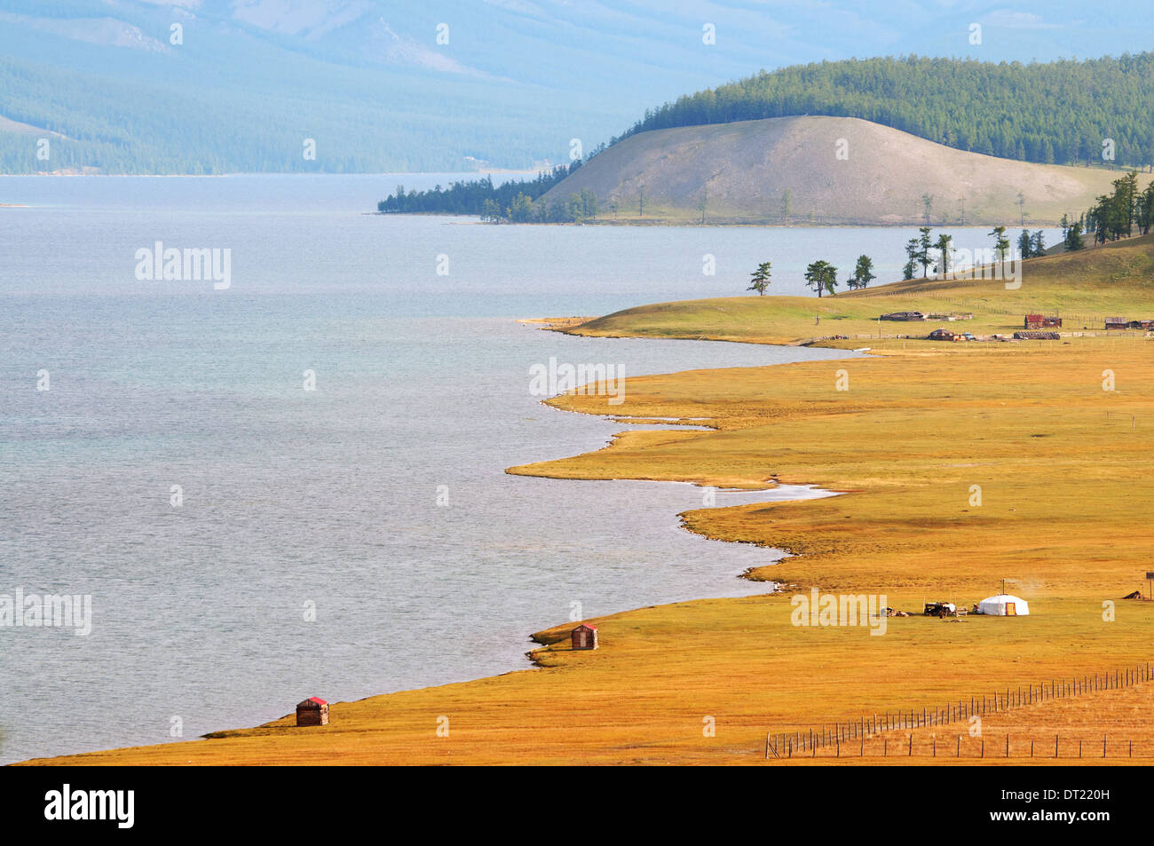 Hovsgol - largest lake in Mongolia Stock Photo - Alamy