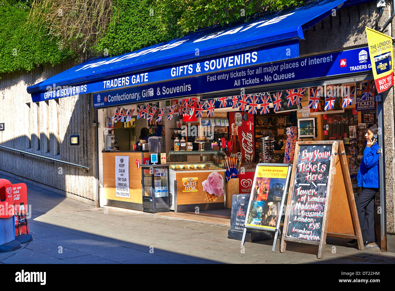 Traders Gate sells an array of UK themed souvenirs including mugs ...