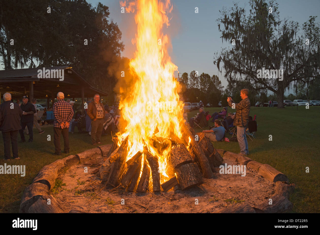 Fall gathering at the Home Place in Alachua Florida Stock Photo - Alamy