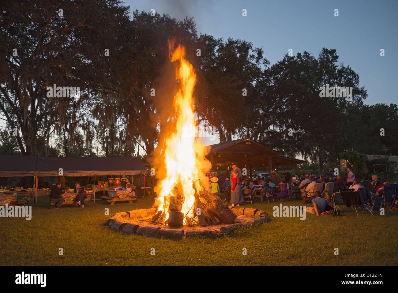 Fall gathering at the Home Place in Alachua Florida Stock Photo - Alamy