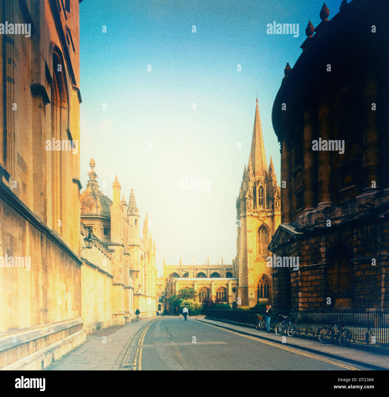 St Mary's church spire and the Radcliffe Camera, Oxford Stock Photo - Alamy