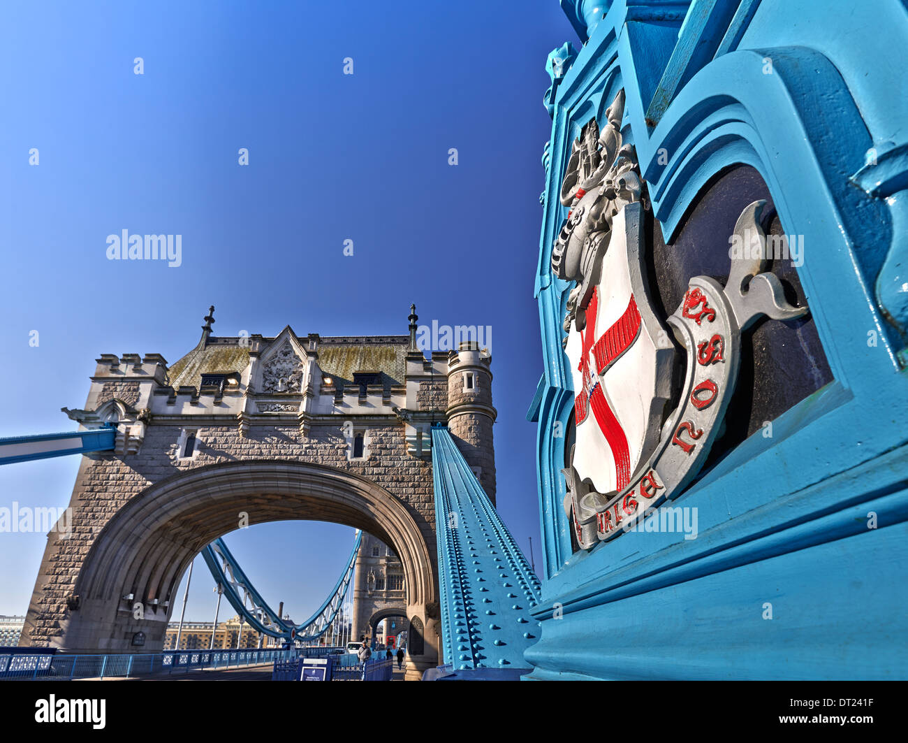 Tower Bridge (built 1886–1894) is a combined bascule and suspension ...