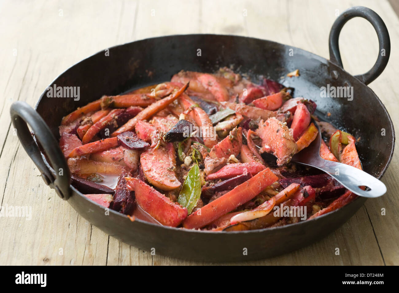 Vegetable spring fire Stock Photo - Alamy