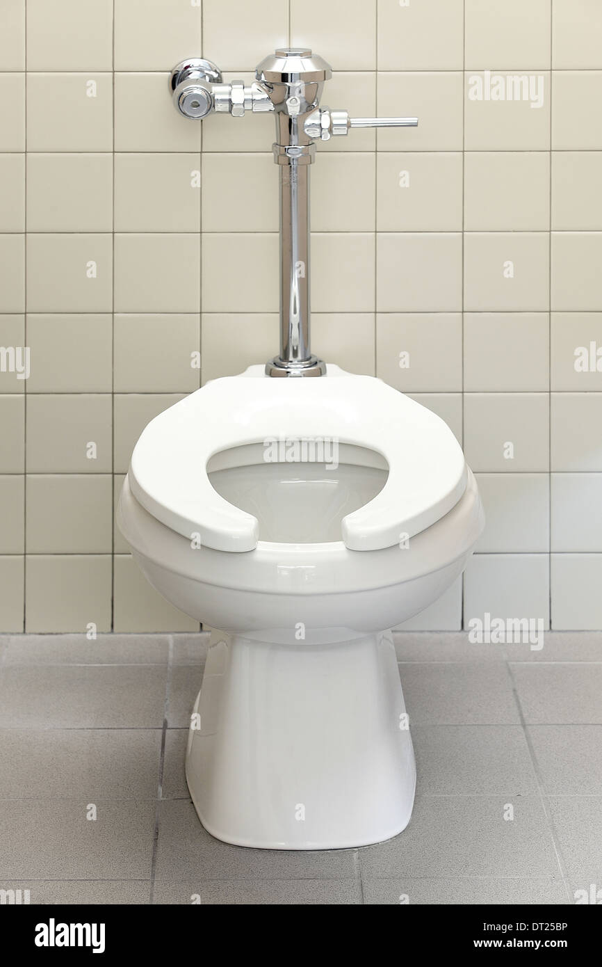 Water saving toilet in a modern rest room Stock Photo - Alamy