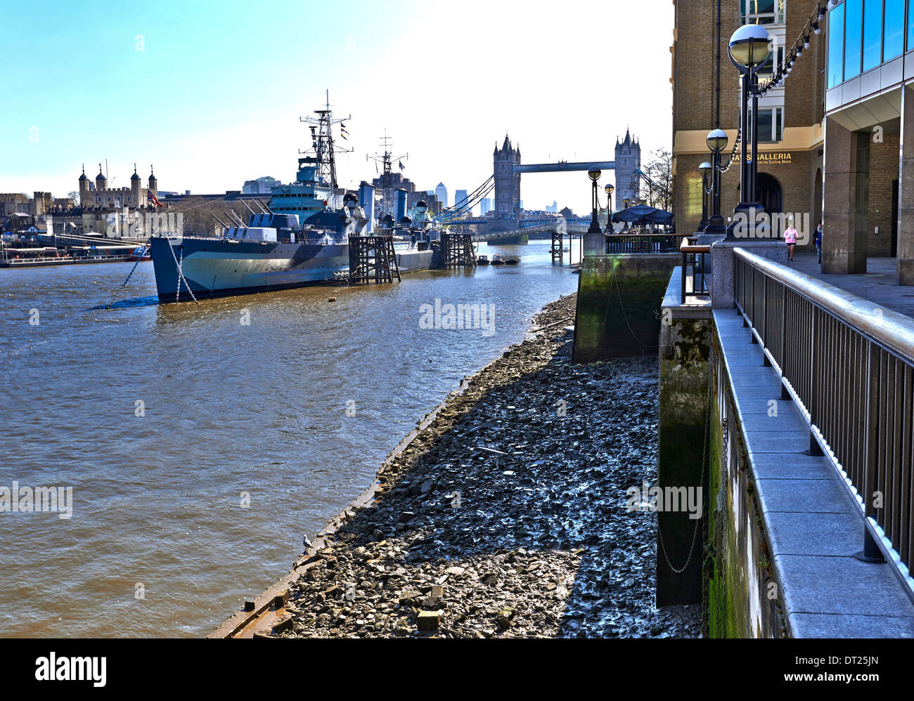 HMS Belfast is a museum ship, originally a Royal Navy light cruiser ...