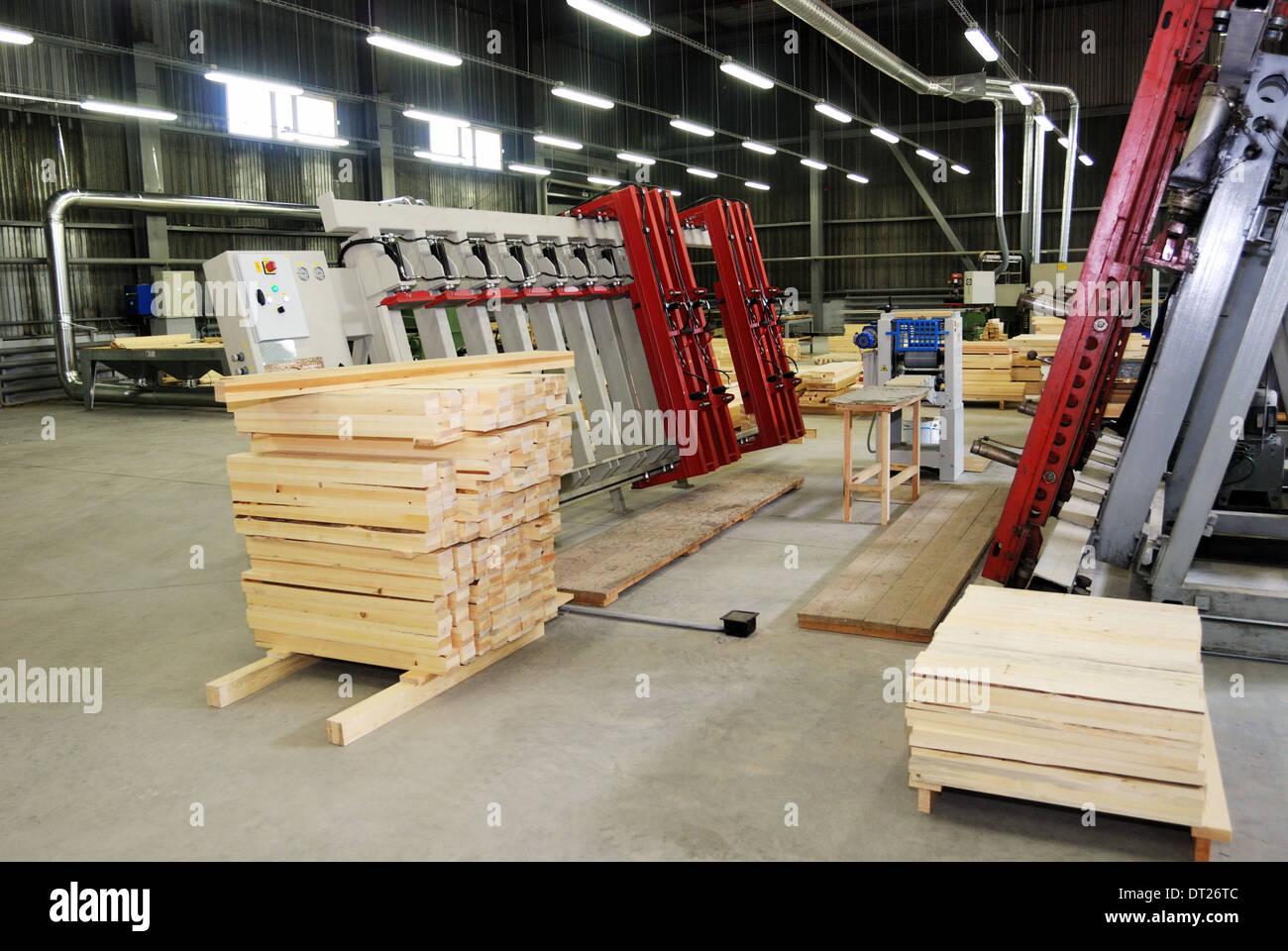 making of wooden windows in the factory shop Stock Photo - Alamy