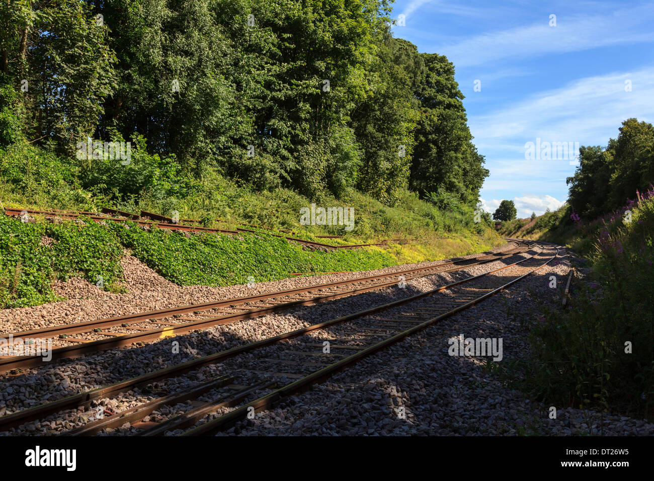 Double Track Railway High Resolution Stock Photography and Images - Alamy