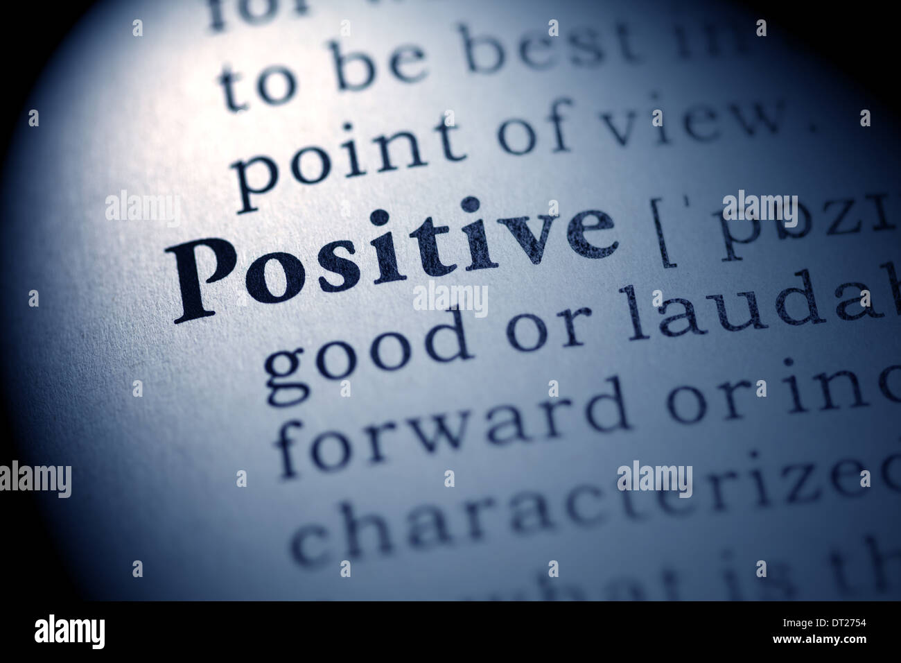 Positive word hi-res stock photography and images - Alamy