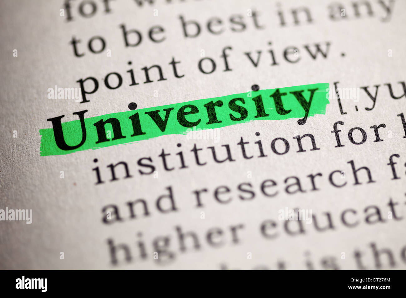 University word hi-res stock photography and images - Alamy