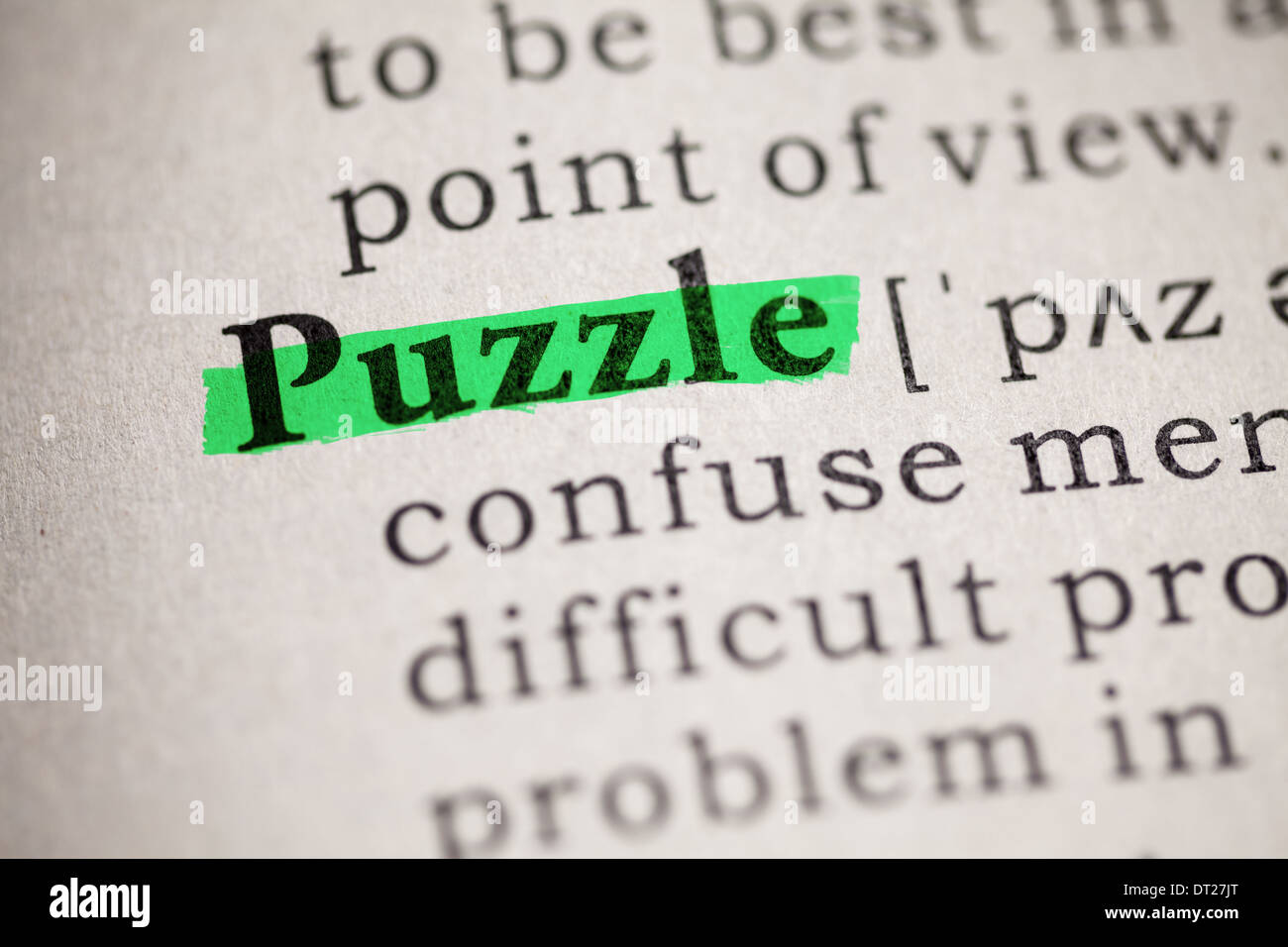 Word puzzle hi-res stock photography and images - Alamy