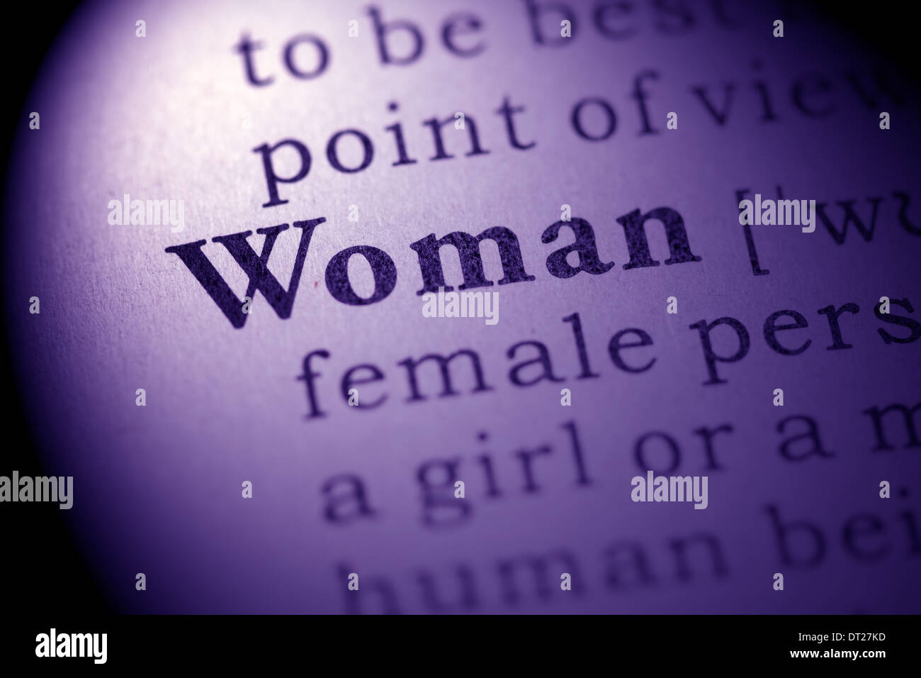 Woman word hi-res stock photography and images - Alamy