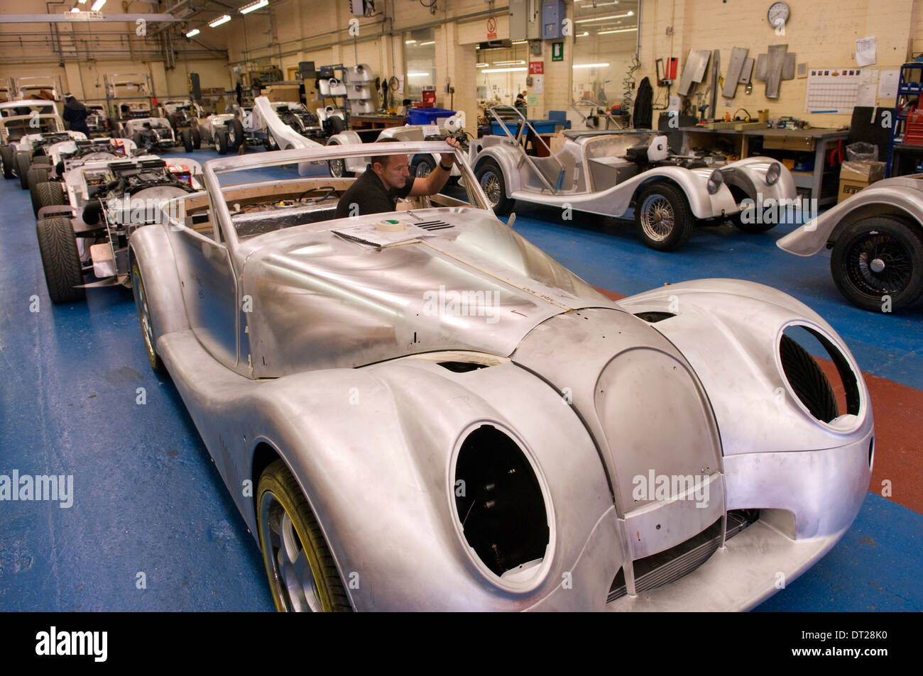 Morgan Cars Centenary at Cheltenham Racecourse, Gloucestershire, United ...