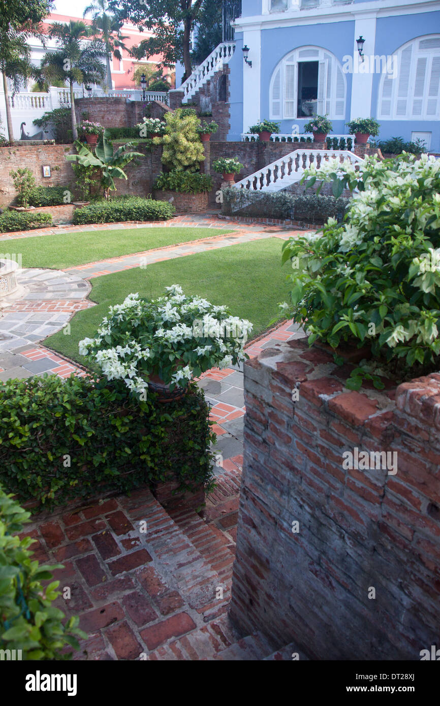 The grounds of La Fortaleza, historic fort, home, and governor's ...