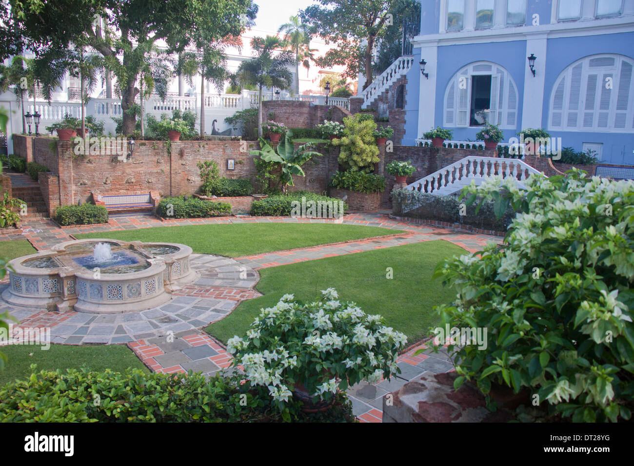 The grounds of La Fortaleza, historic fort, home, and governor's ...