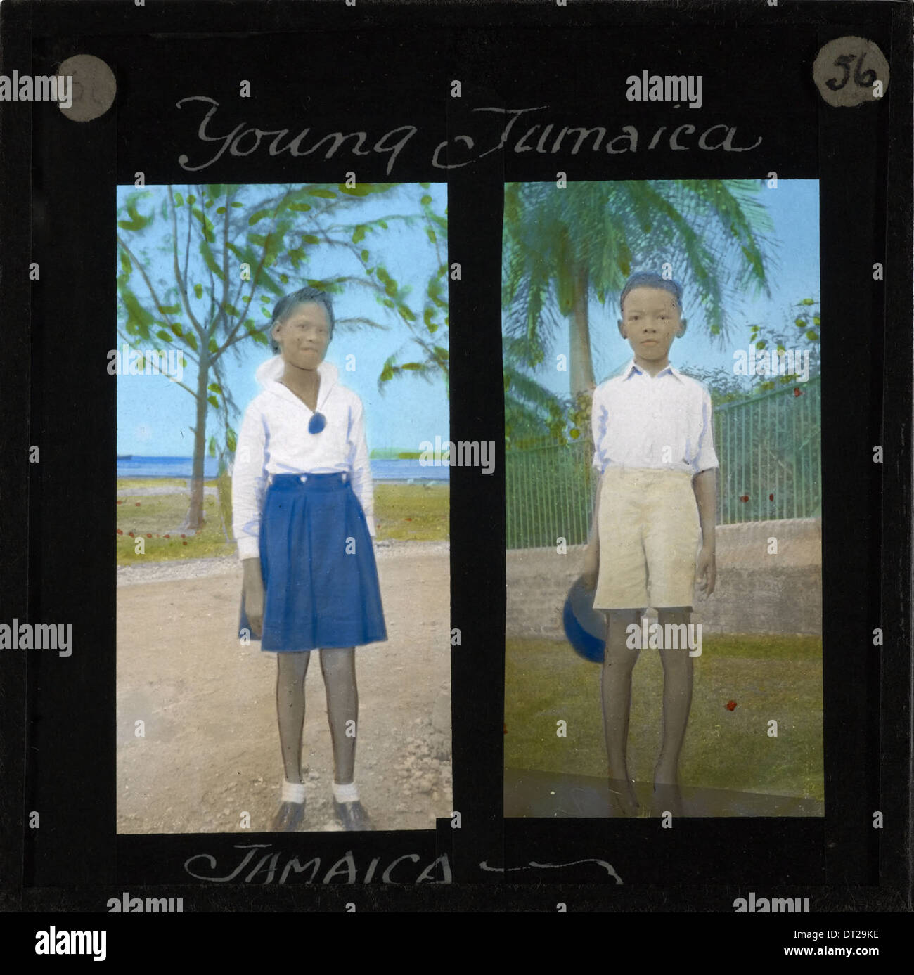 A photograph of Jamaican children taken between 1875 and 1940 ...