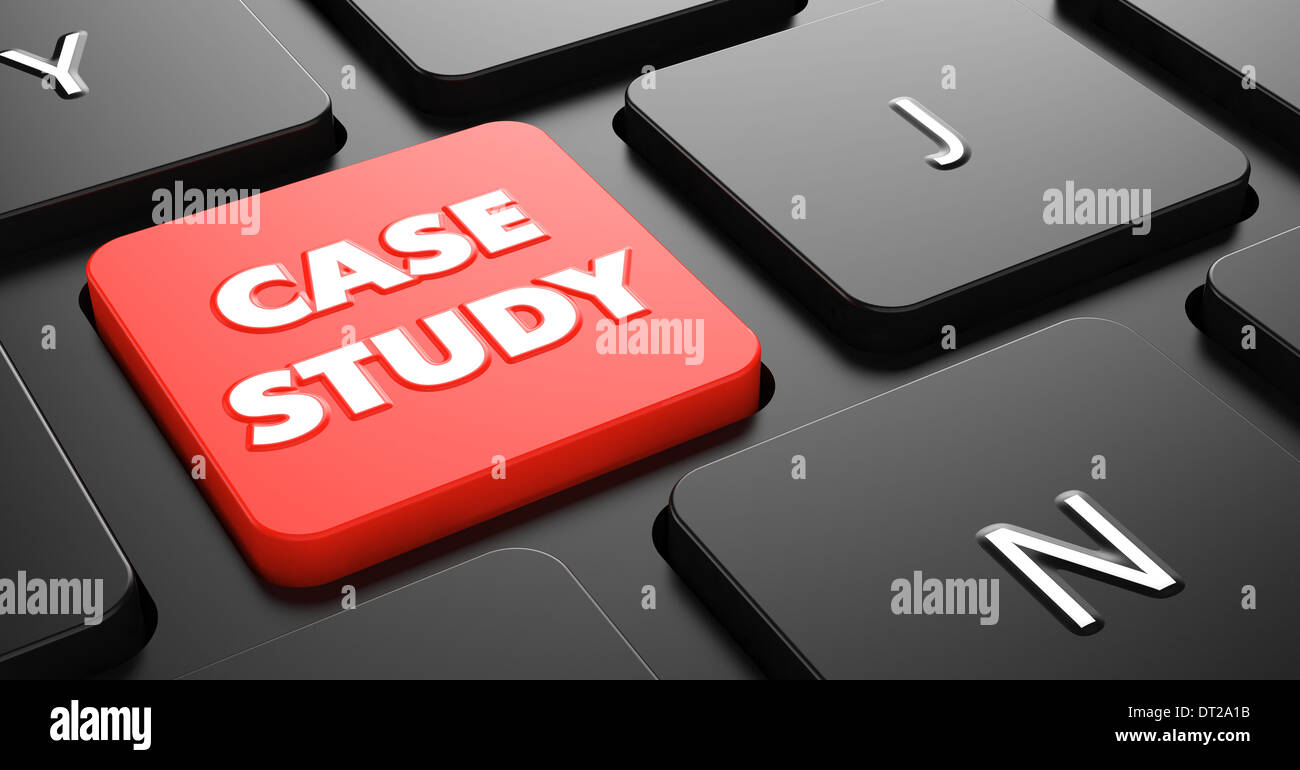Case Study on Red Keyboard Button Stock Photo - Alamy