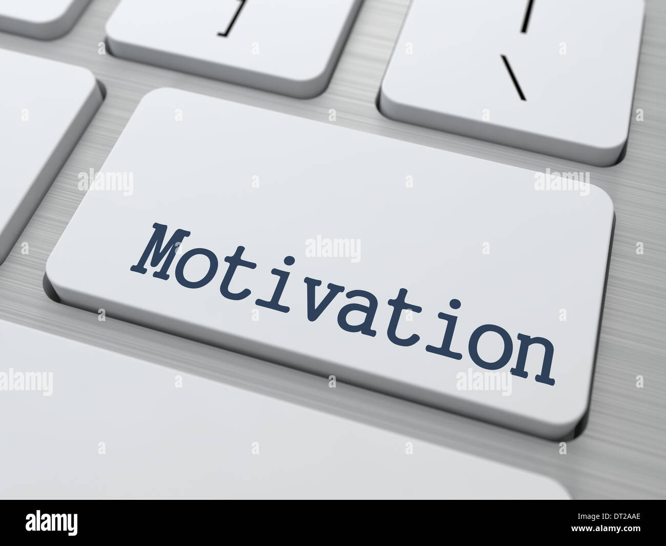 Motivation - Button of Computer Keyboard Stock Photo - Alamy