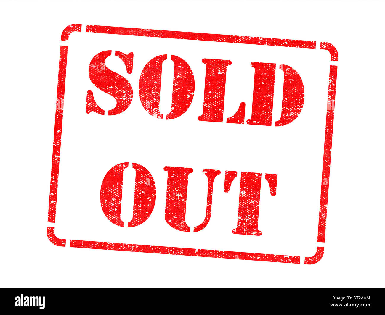 Sold Out Stamp With Transparent Background