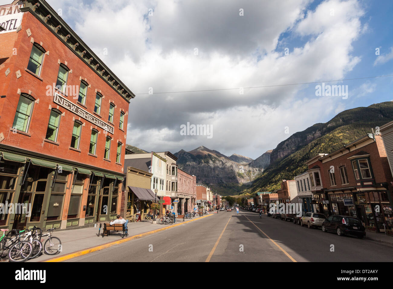 Telluride town resort colorado hi-res stock photography and images - Alamy