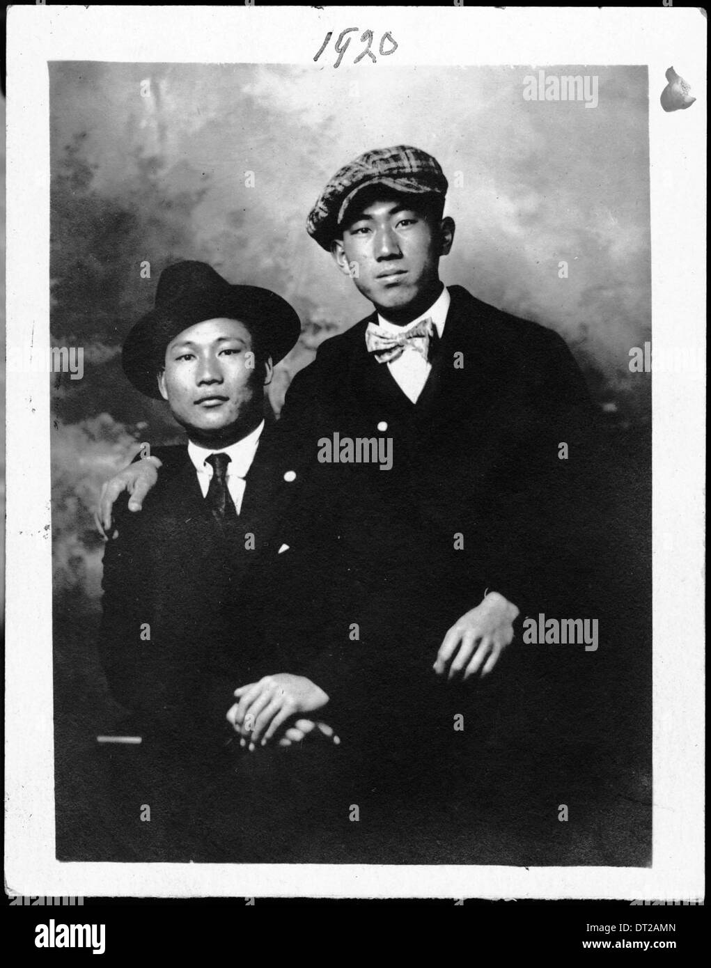 This photograph features Kim Yung-chung and another man, taken during ...