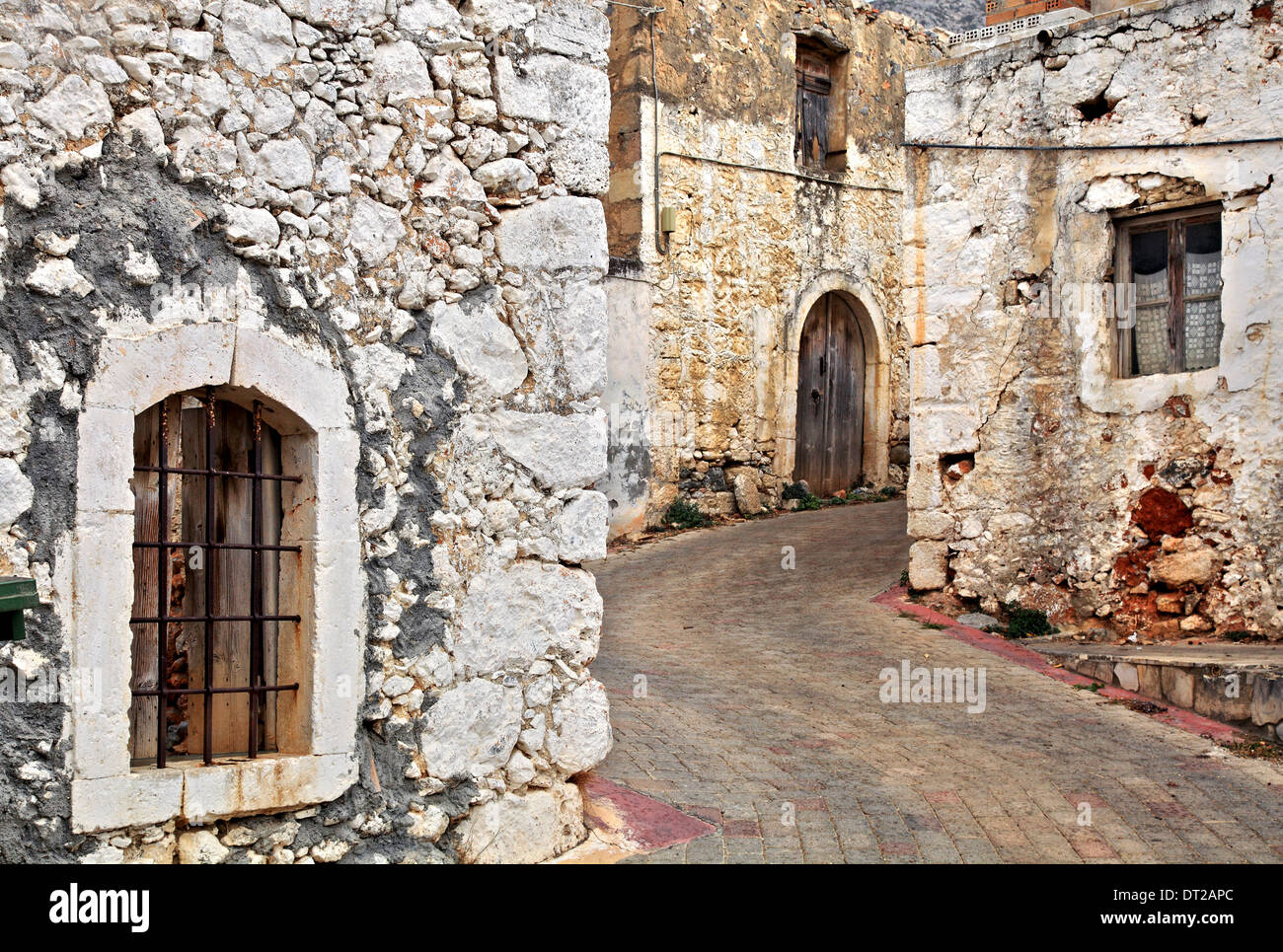 Traditional Cretan architecture in Koutouloufari village, municipality ...