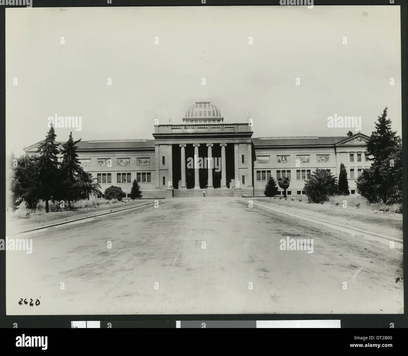A photograph of the Leland Stanford Junior Museum building at Stanford ...