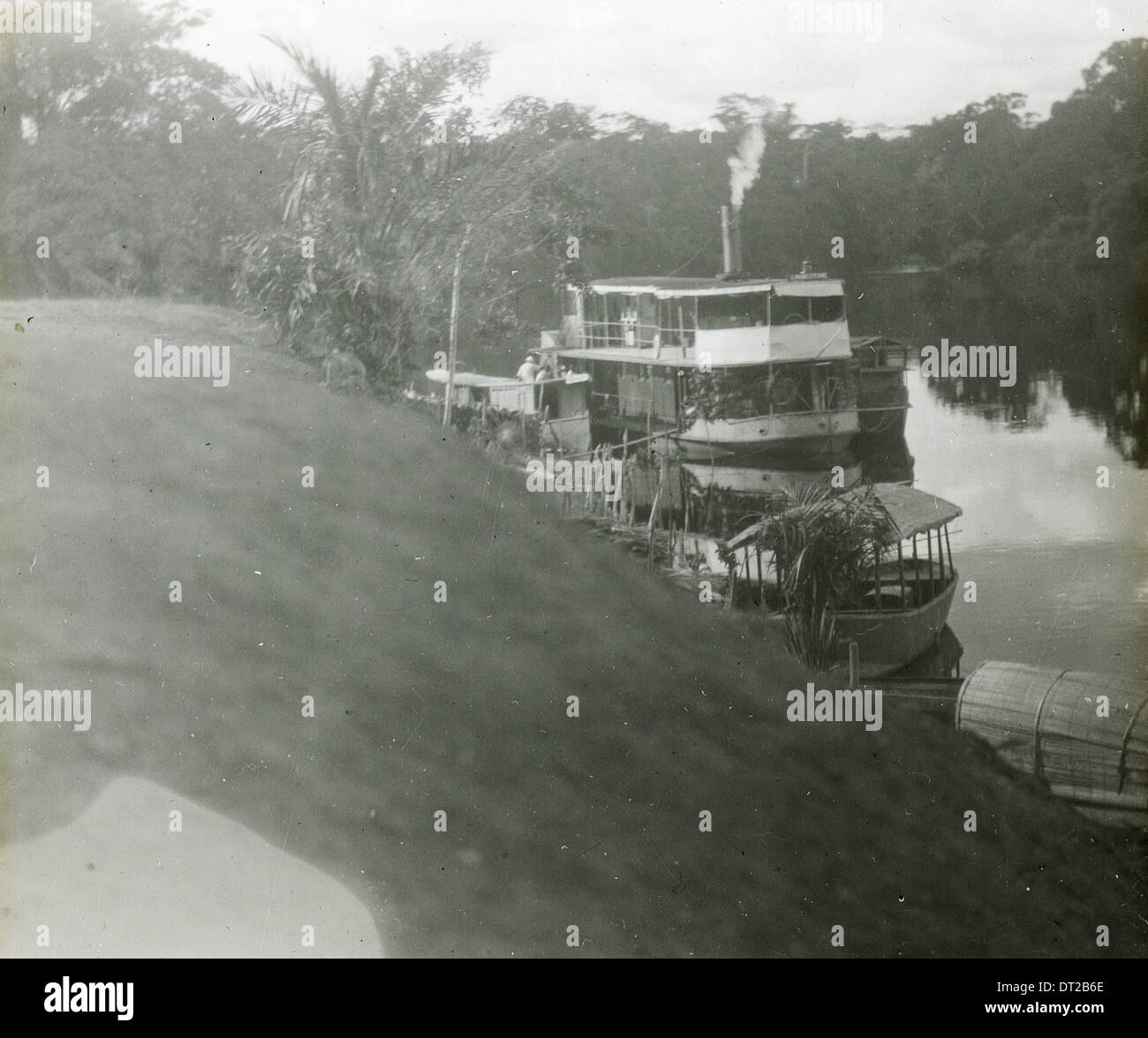 A photograph depicting Livingstone at Baringa, Congo, taken between ...