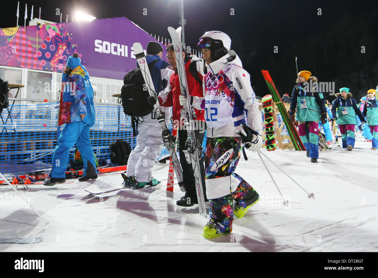 Sochi, Russia. 6th Feb, 2014. Aiko Uemura (JPN) Freestyle Skiing : Women's Moguls Qualification ...