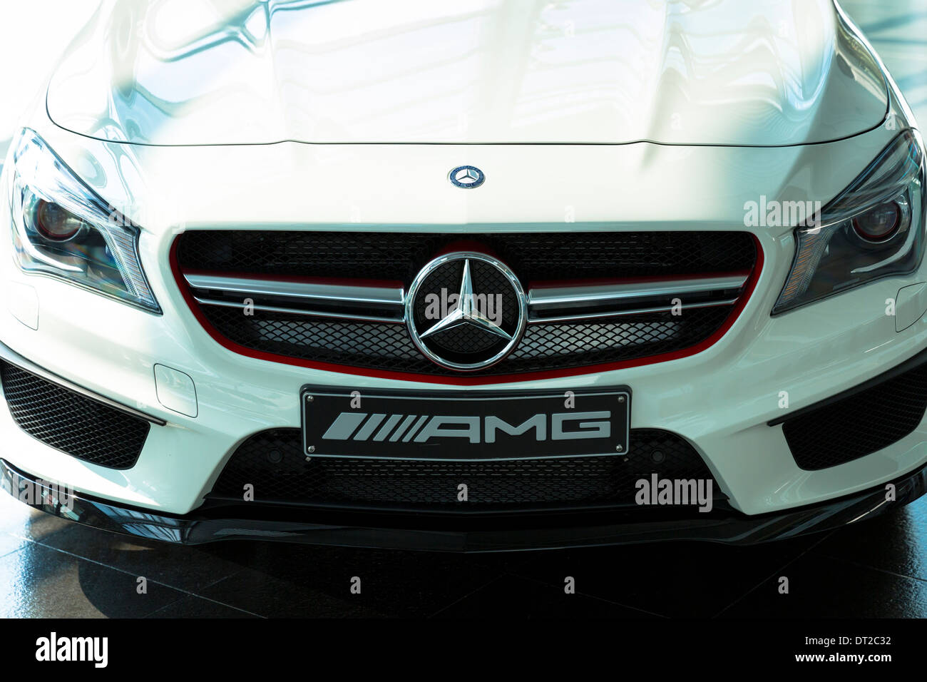 Mercedes-AMG CLA 45 AMG with latest 4 cylinder engine on display in ...