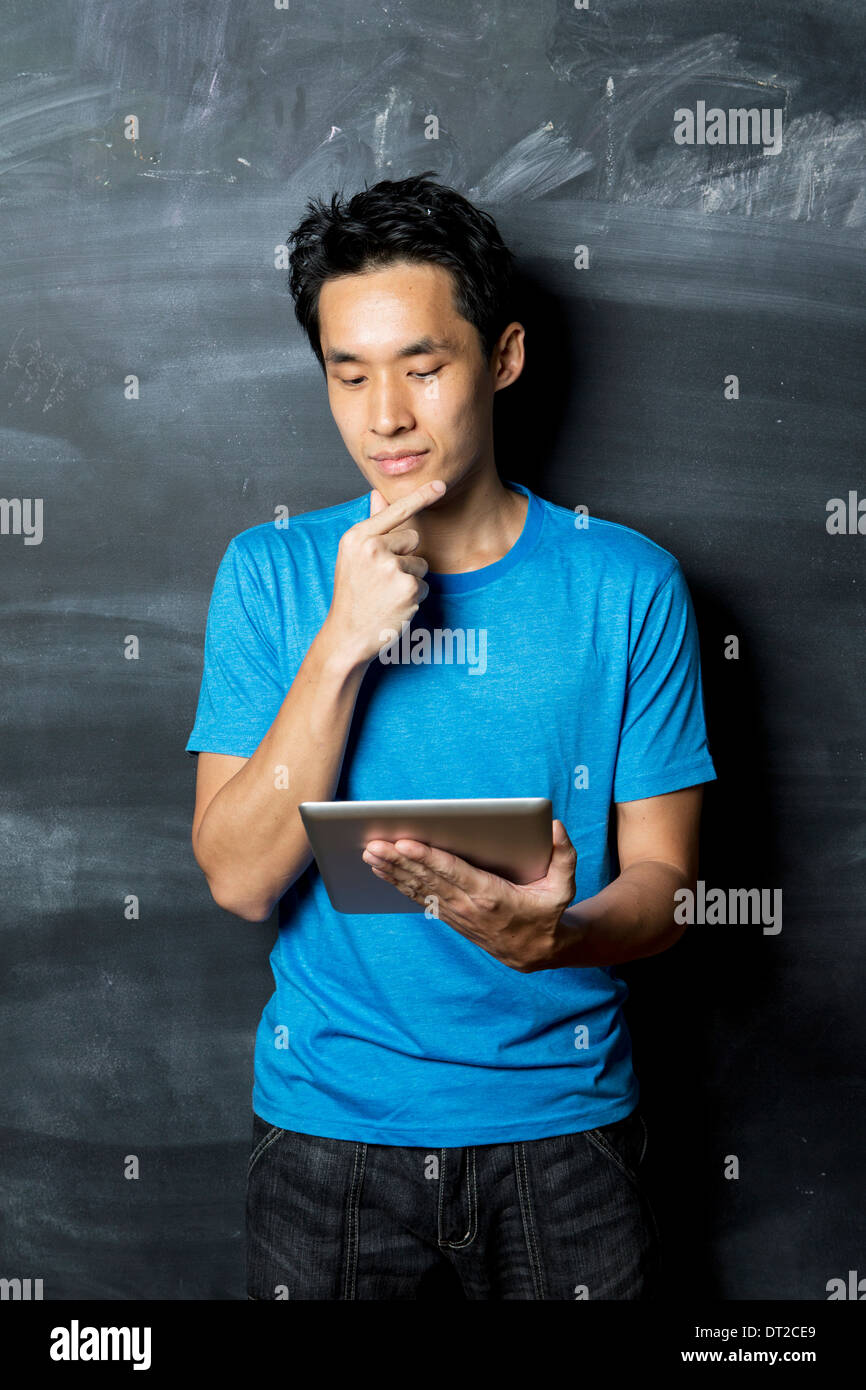 Guy blackboard hi-res stock photography and images - Alamy