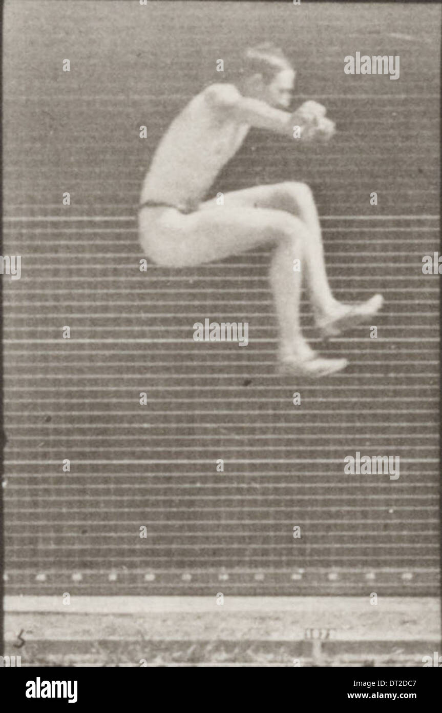 A photograph of a man wearing a pelvis cloth, captured in mid-run and ...