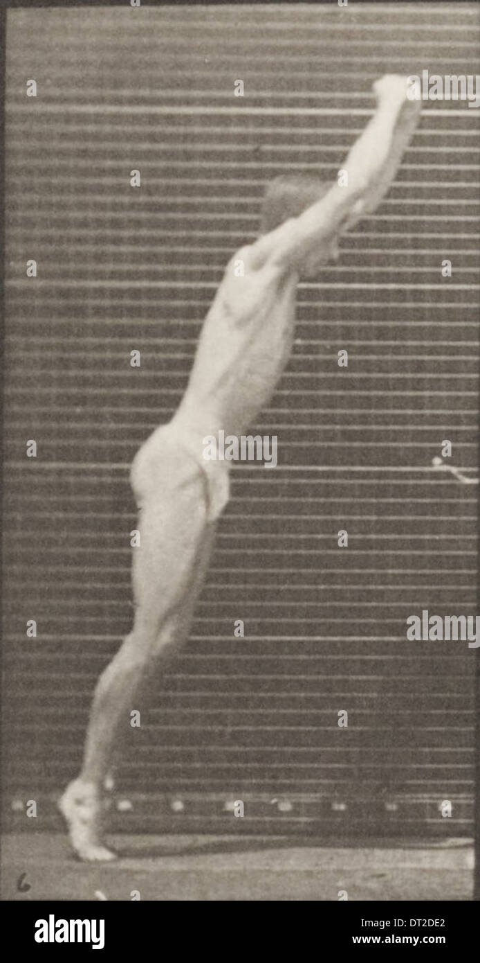 A photograph of a man in a pelvis cloth standing and jumping. The image ...