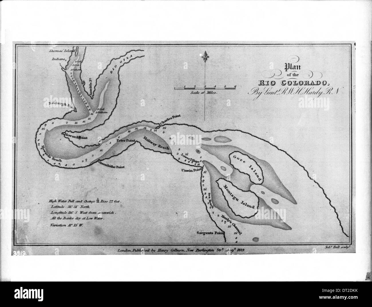 Old map of colorado Black and White Stock Photos & Images - Alamy