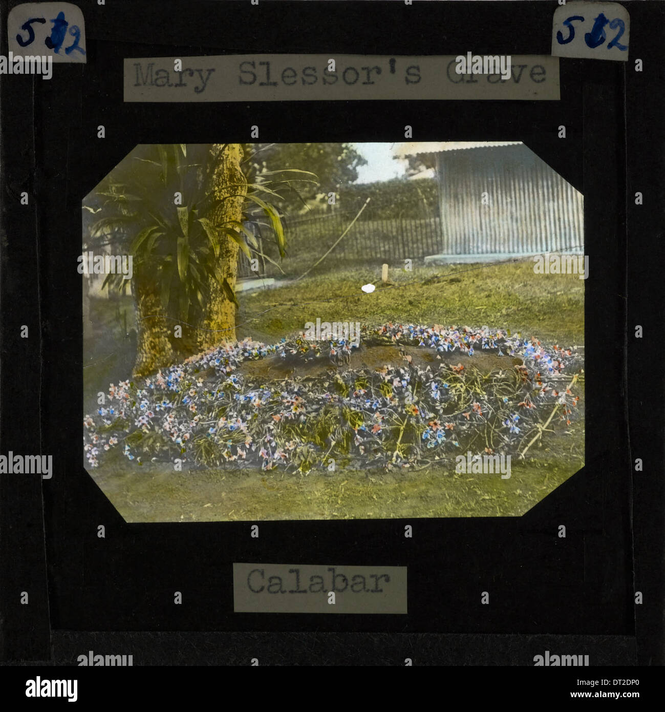 A photograph of the grave of Mary Slessor in Calabar, captured in 1915 ...