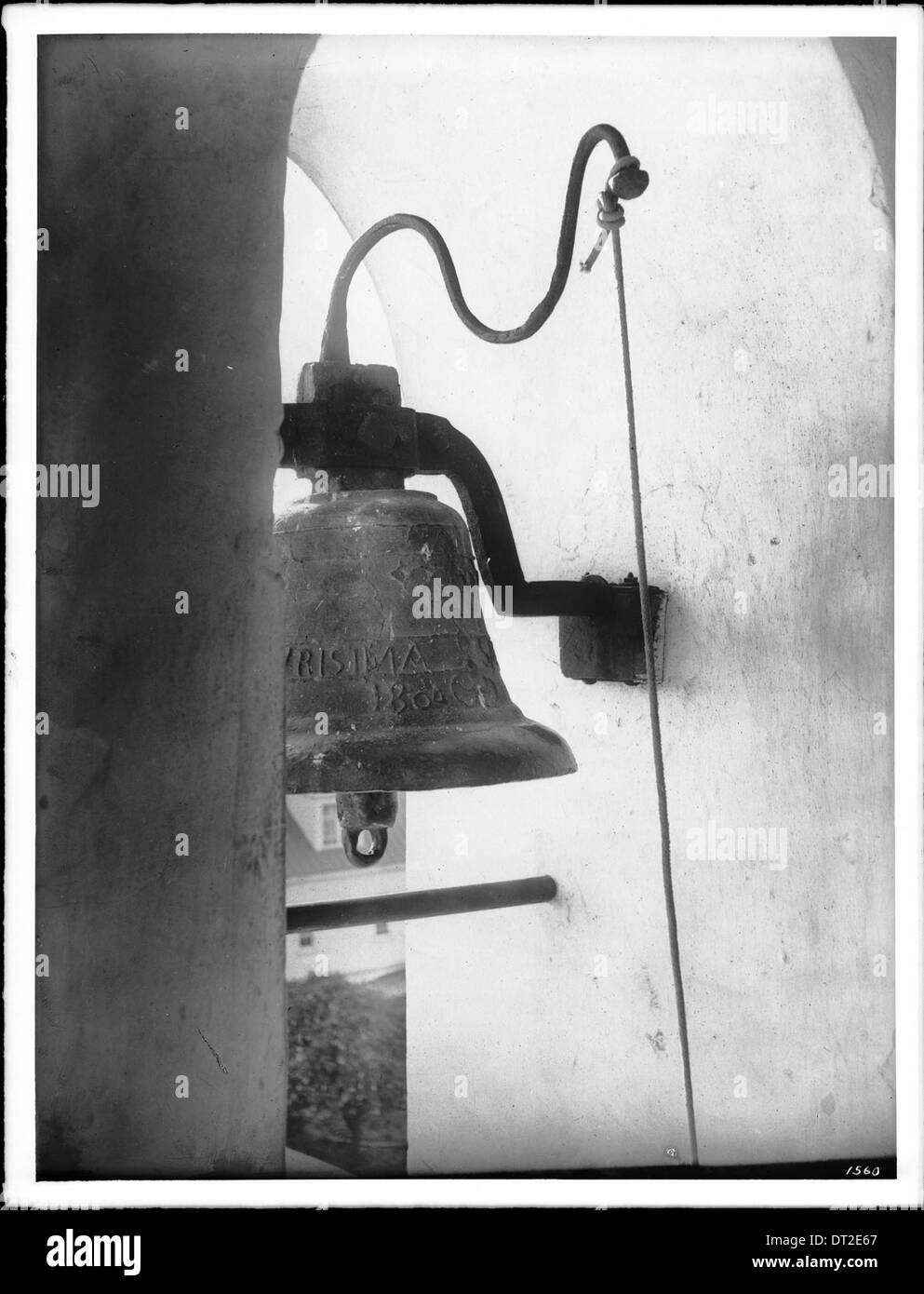 Old mission bell Black and White Stock Photos & Images - Alamy