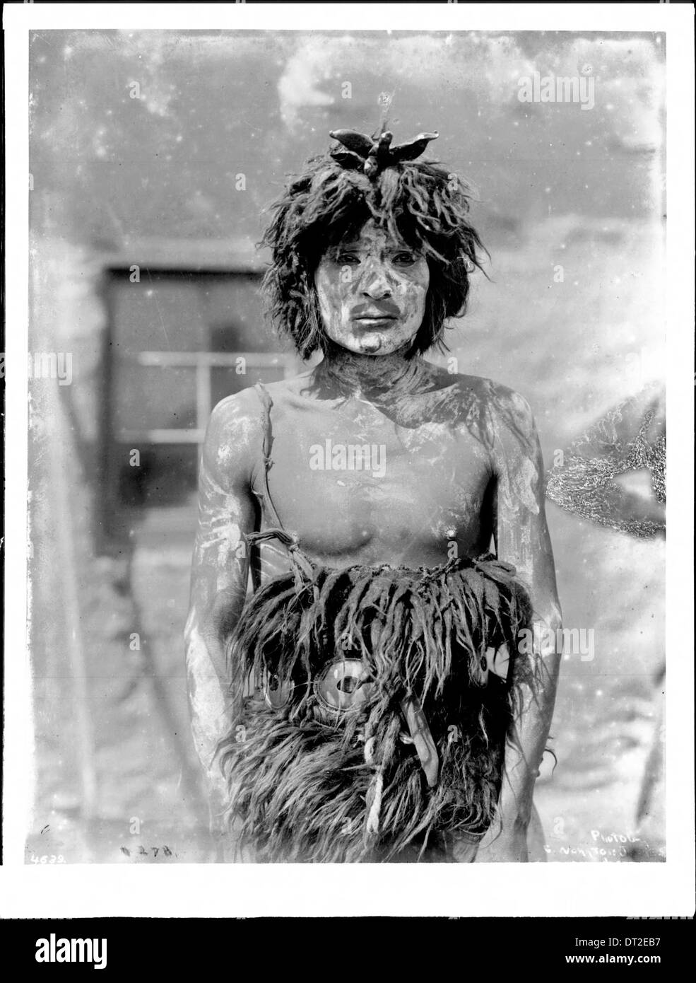 Mootchka, the leader of Hopi dances, is seen leading a ceremony in Tuba ...