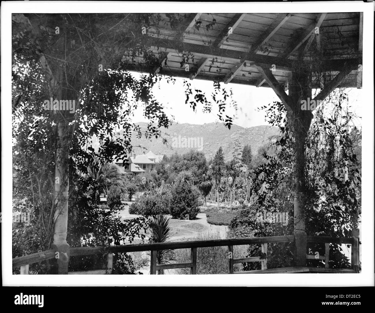 A mountain home with an extensive garden in Riverside, California, is ...