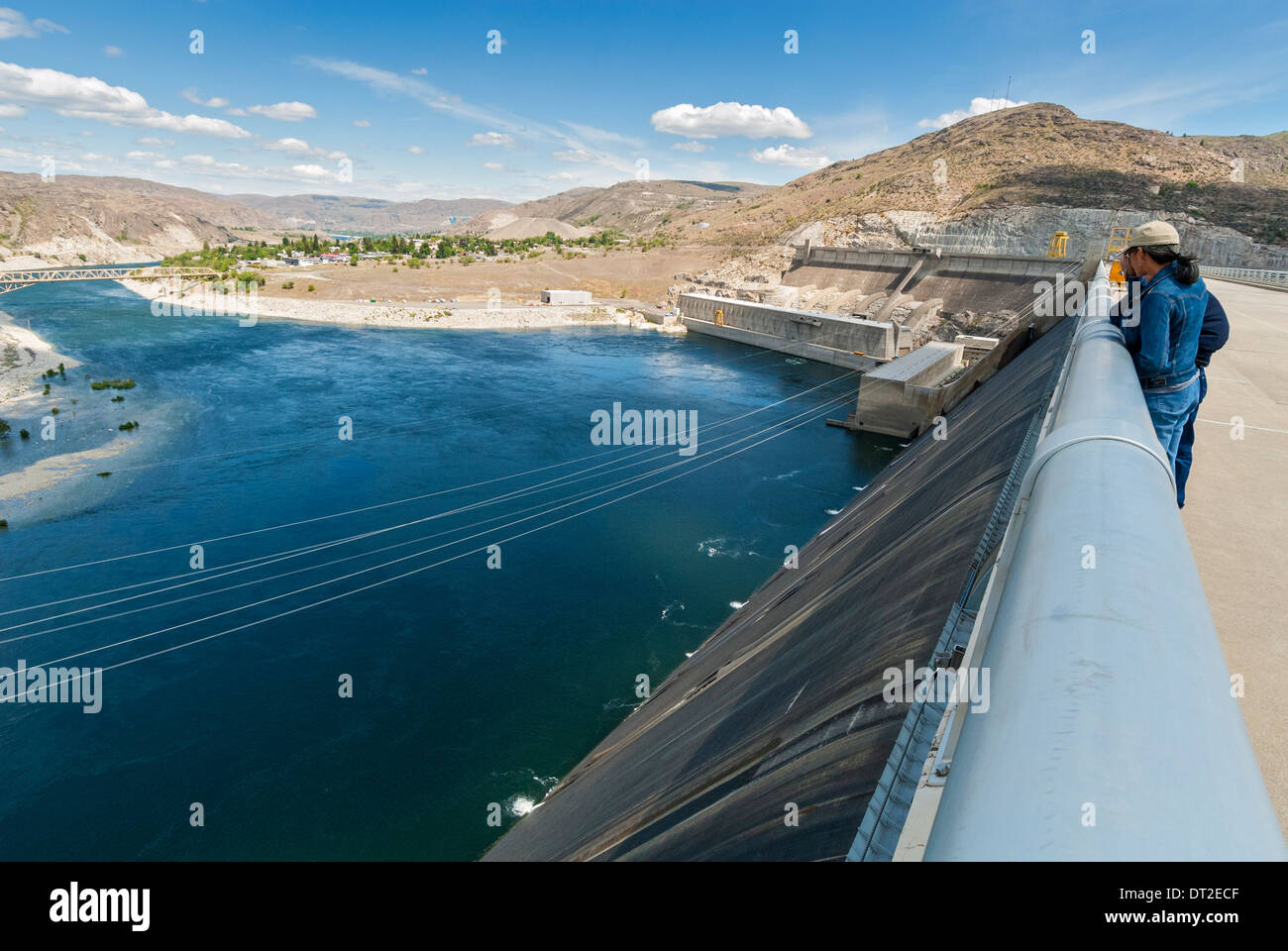 Washington, Coulee Dam, Grand Coulee Dam on the Columbia River Stock Photo - Alamy